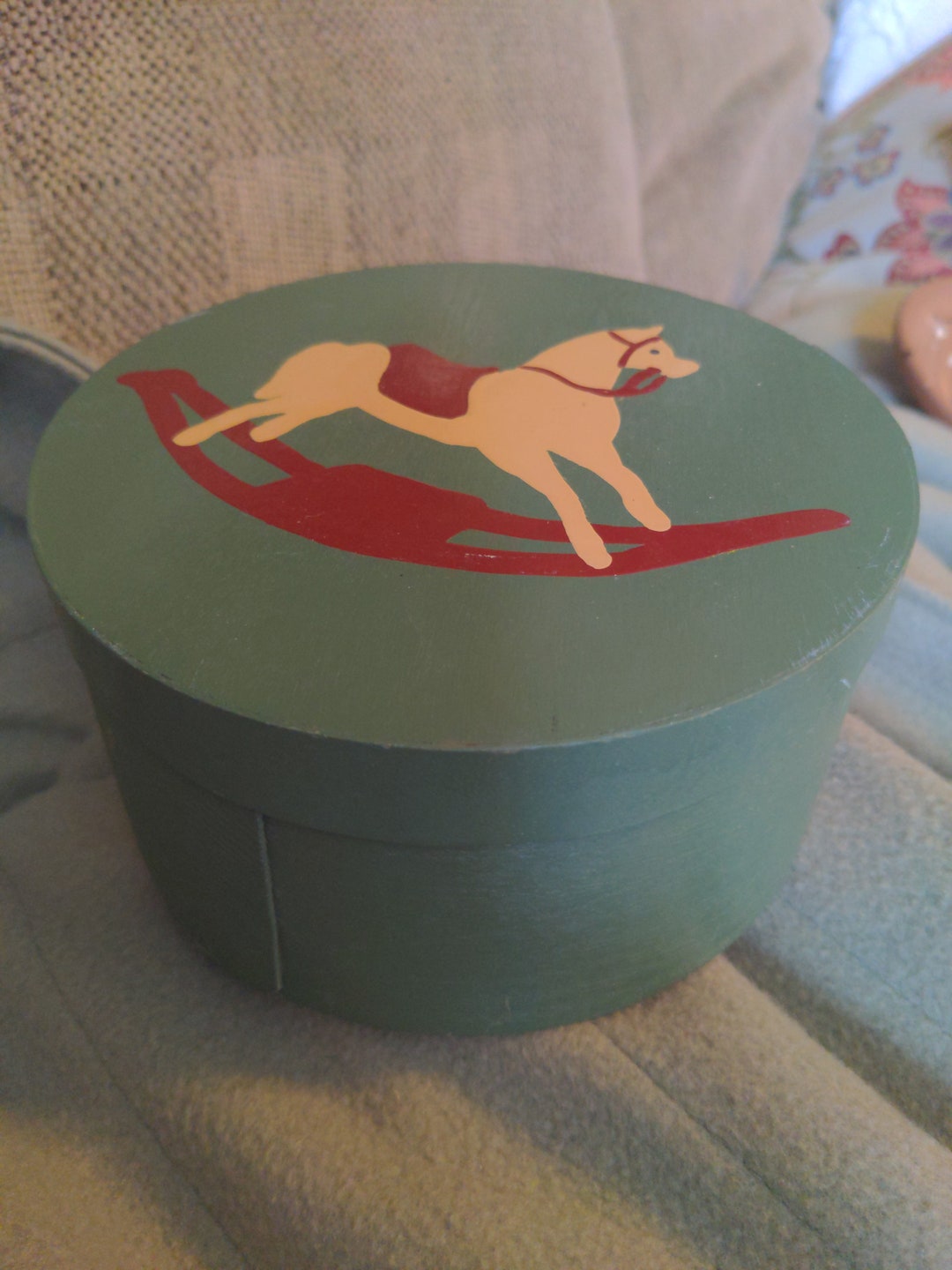 Vintage Fomerz Painted Shaker Box Rocking Horse - Etsy