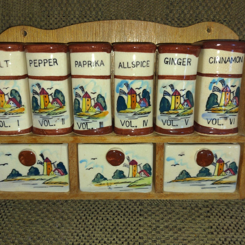 Ceramic Spice Box - Etsy
