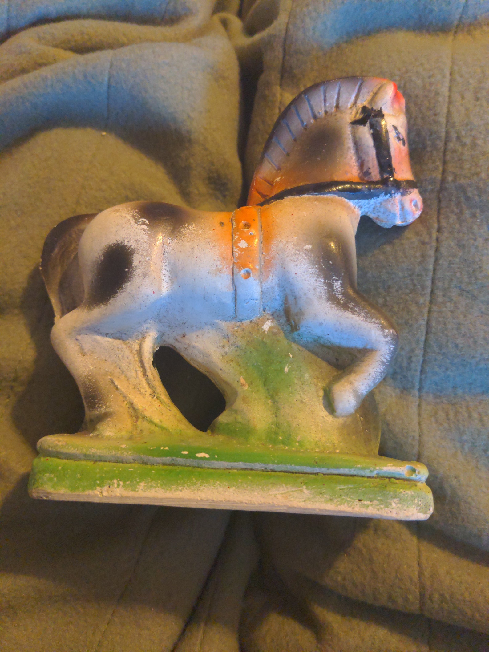 Vintage Carnival Chalkware Horse - Etsy