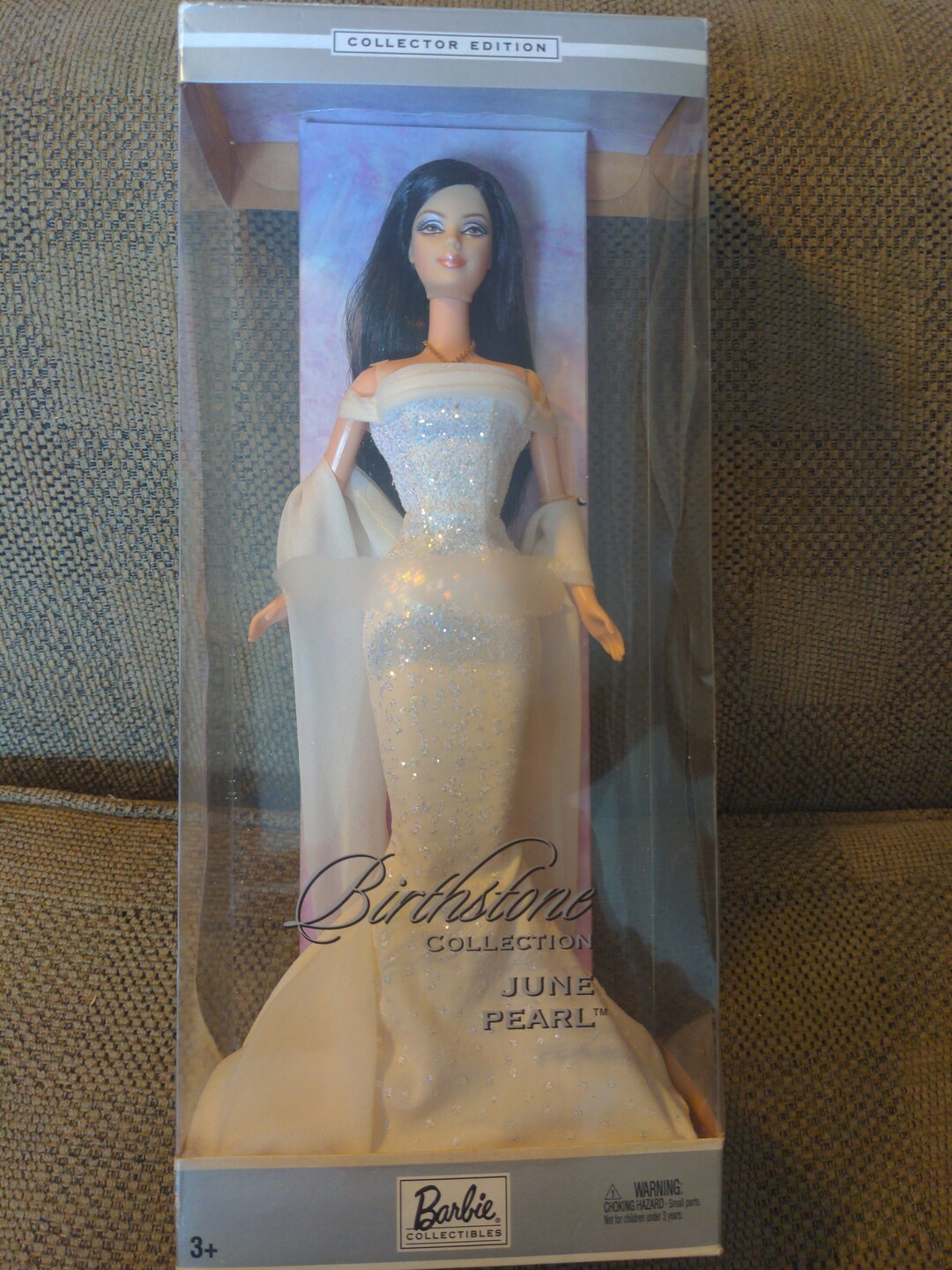 Vintage Barbie Birthstone Collection June Pearl Dark Haired Doll New in ...
