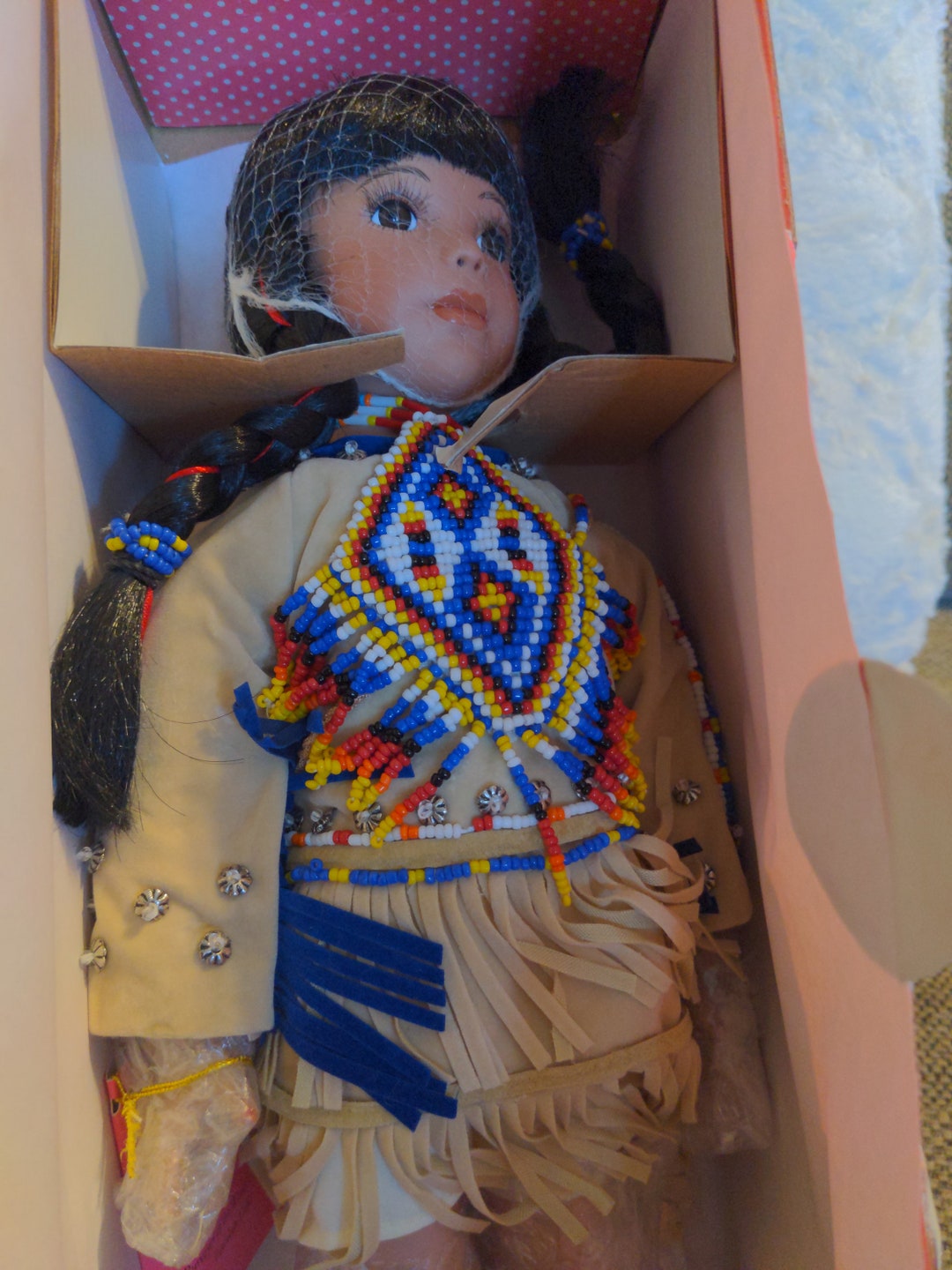 Vintage Paradise Galleries Treasury Collection Many Stars Native Doll New in Box Stunning - Etsy