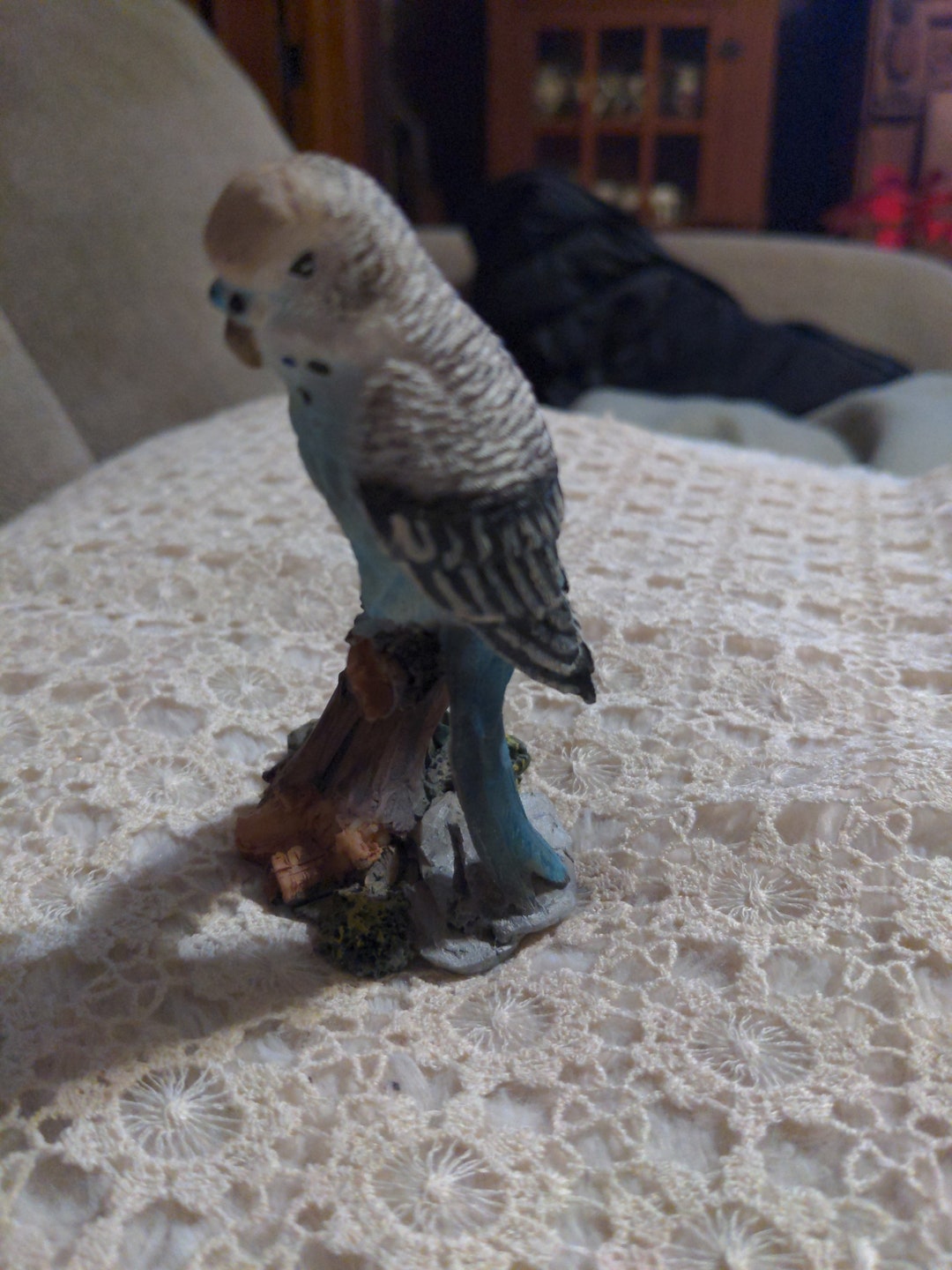 Vintage Blue Parakeet Figurine so Realistic - Etsy
