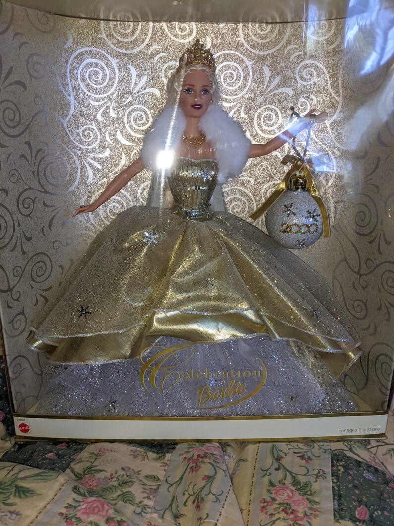 Vintage 2000 Celebration Barbie in Original Box Awesome - Etsy