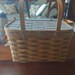 Vintage Rindge Basket Square Woven Picnic Basket Farmhouse Decor ...