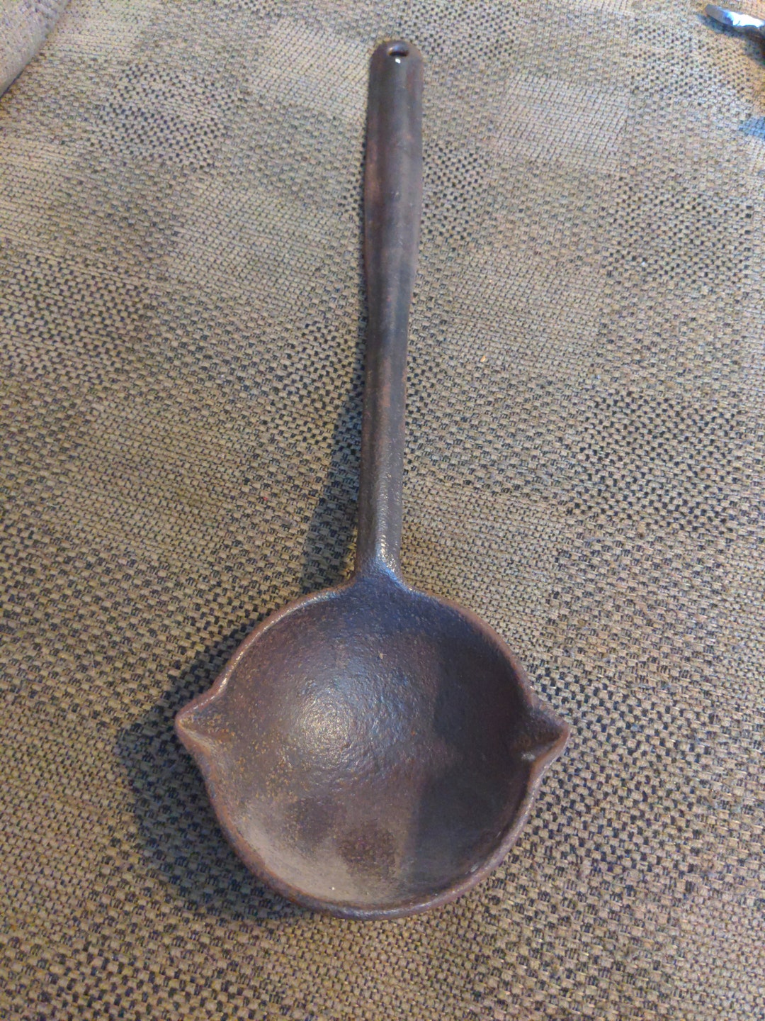 Antique Cast Iron Double Spout #4 Smelting Ladle Awesome - Etsy