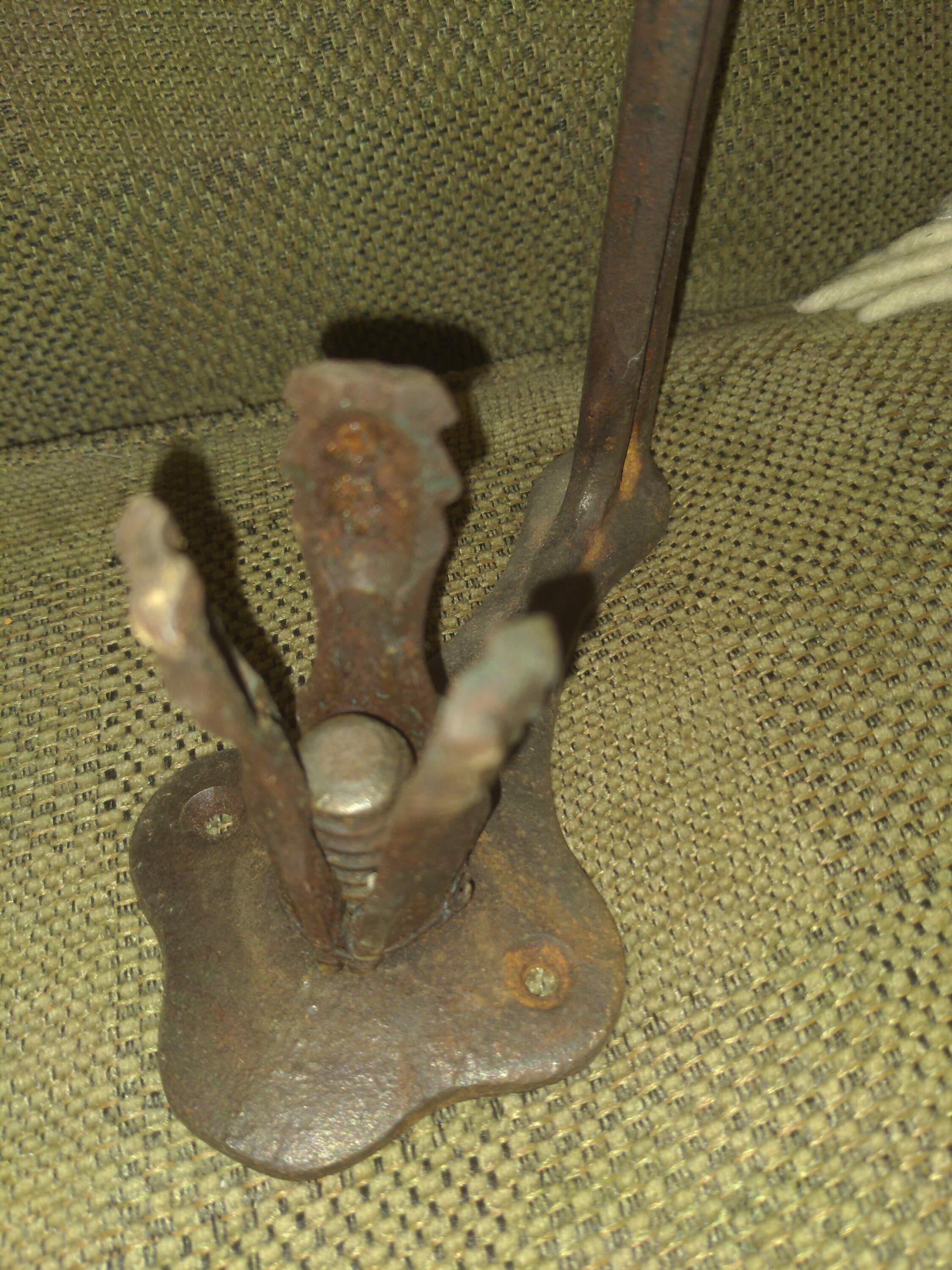 Antique Cast Iron Strong Holder With String Farmhouse Decor - Etsy