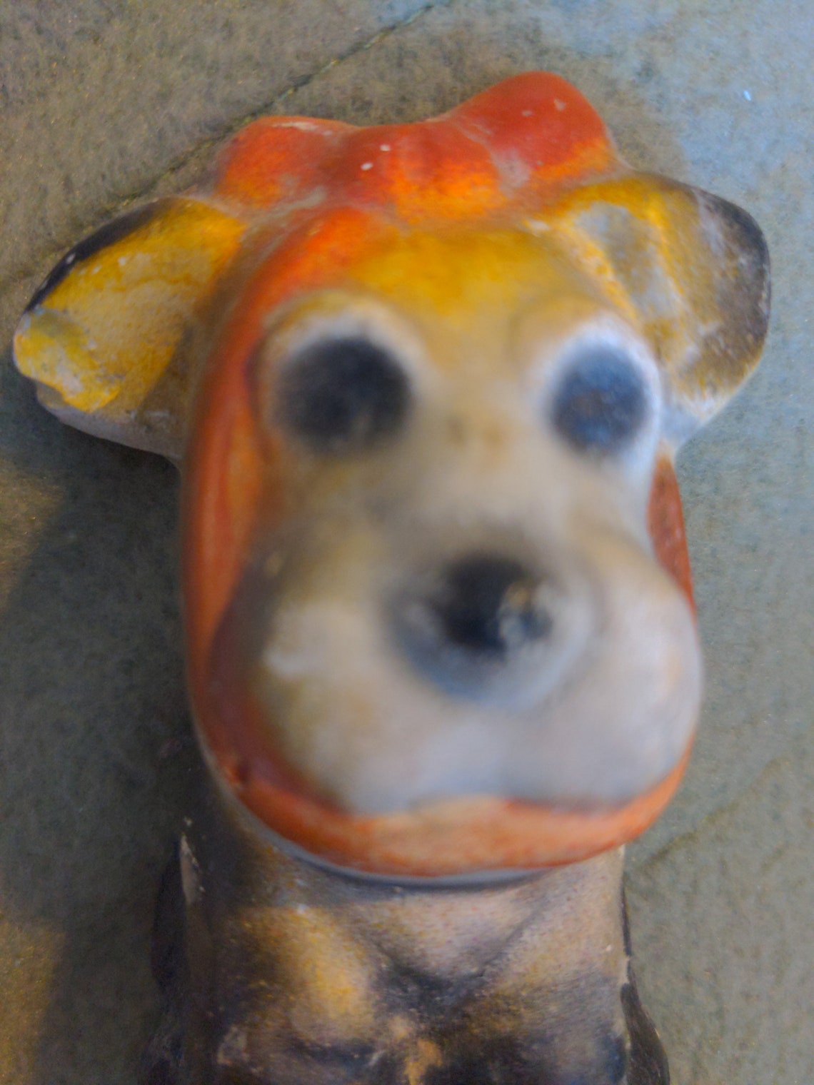 Vintage Carnival Chalkware Puppy Dog With Bow Cute | Etsy
