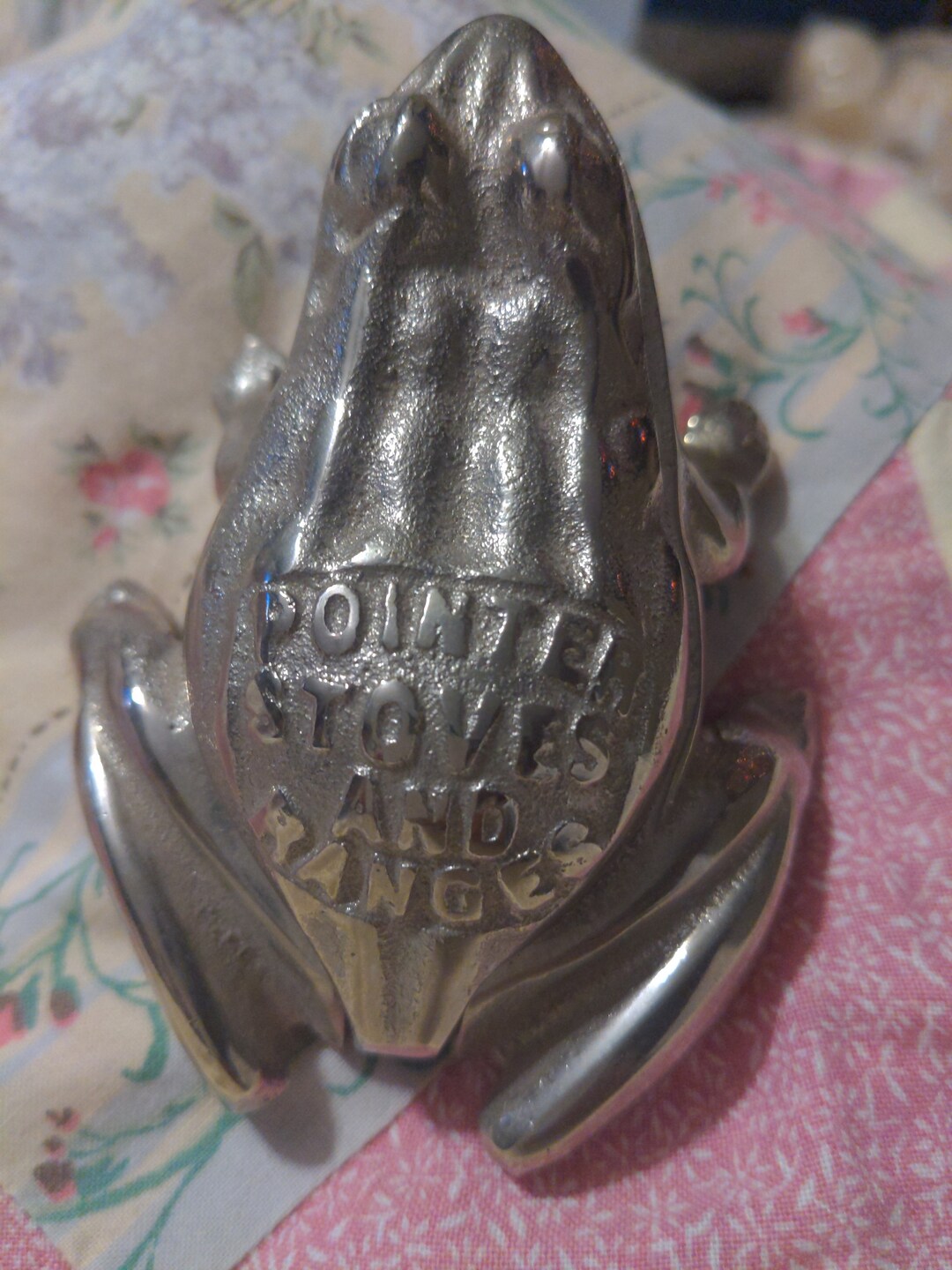 RARE Antique Iron Pointer Stoves and Ranges Match Holder Frog ...