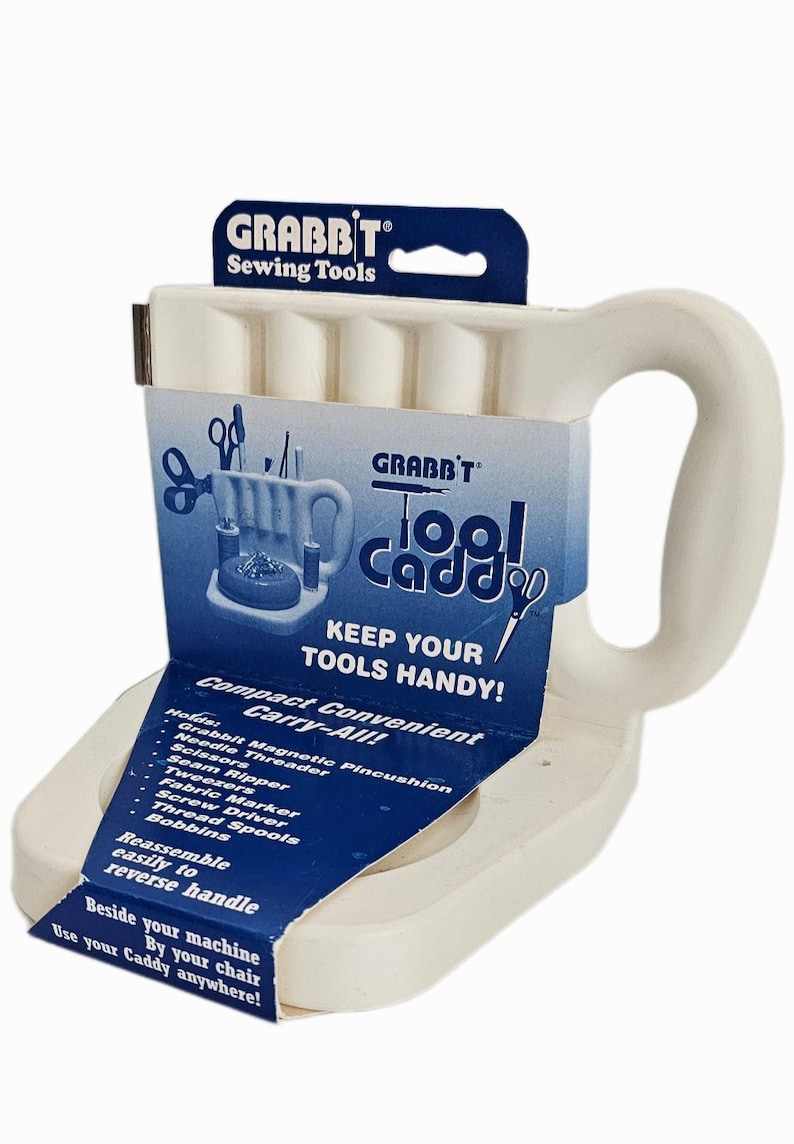 Original Grabbit Tool Caddy, Portable Workstation, Hand Sewing Caddy ...