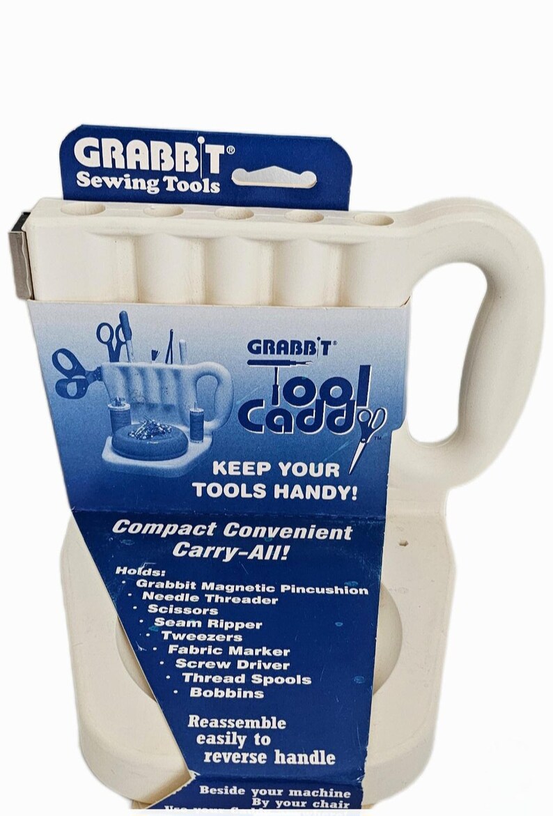 Original Grabbit Tool Caddy, Portable Workstation, Hand Sewing Caddy ...