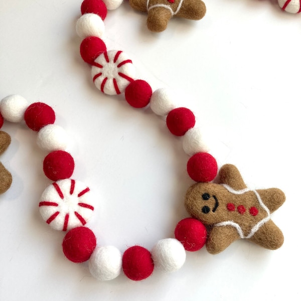 Gingerbread Garland - Etsy
