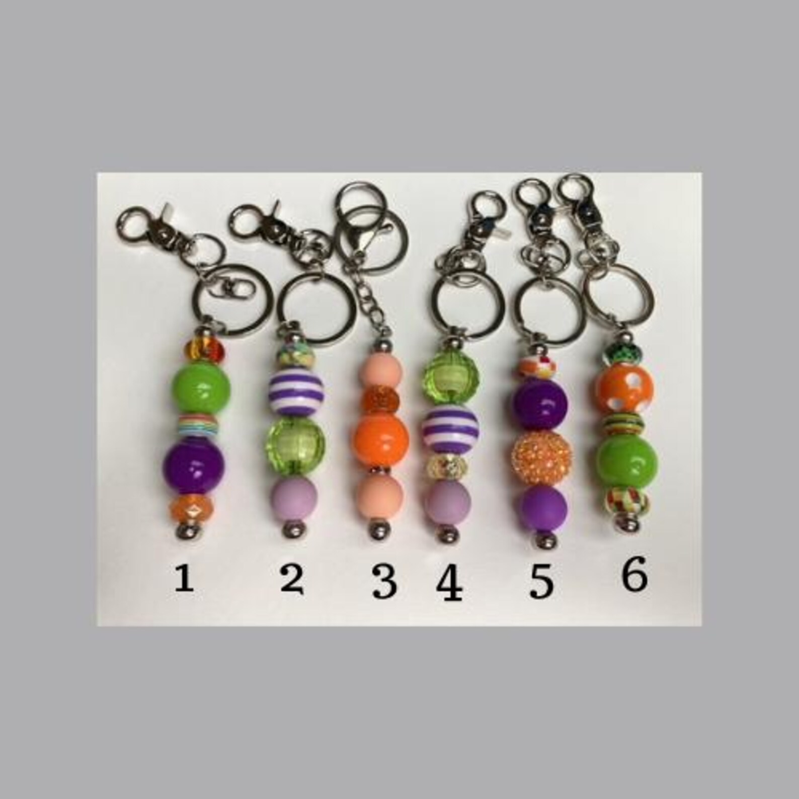 Beaded Keychain, Sparkle Key Ring, Purse Bling, Backpack Sparkle, Staff ...