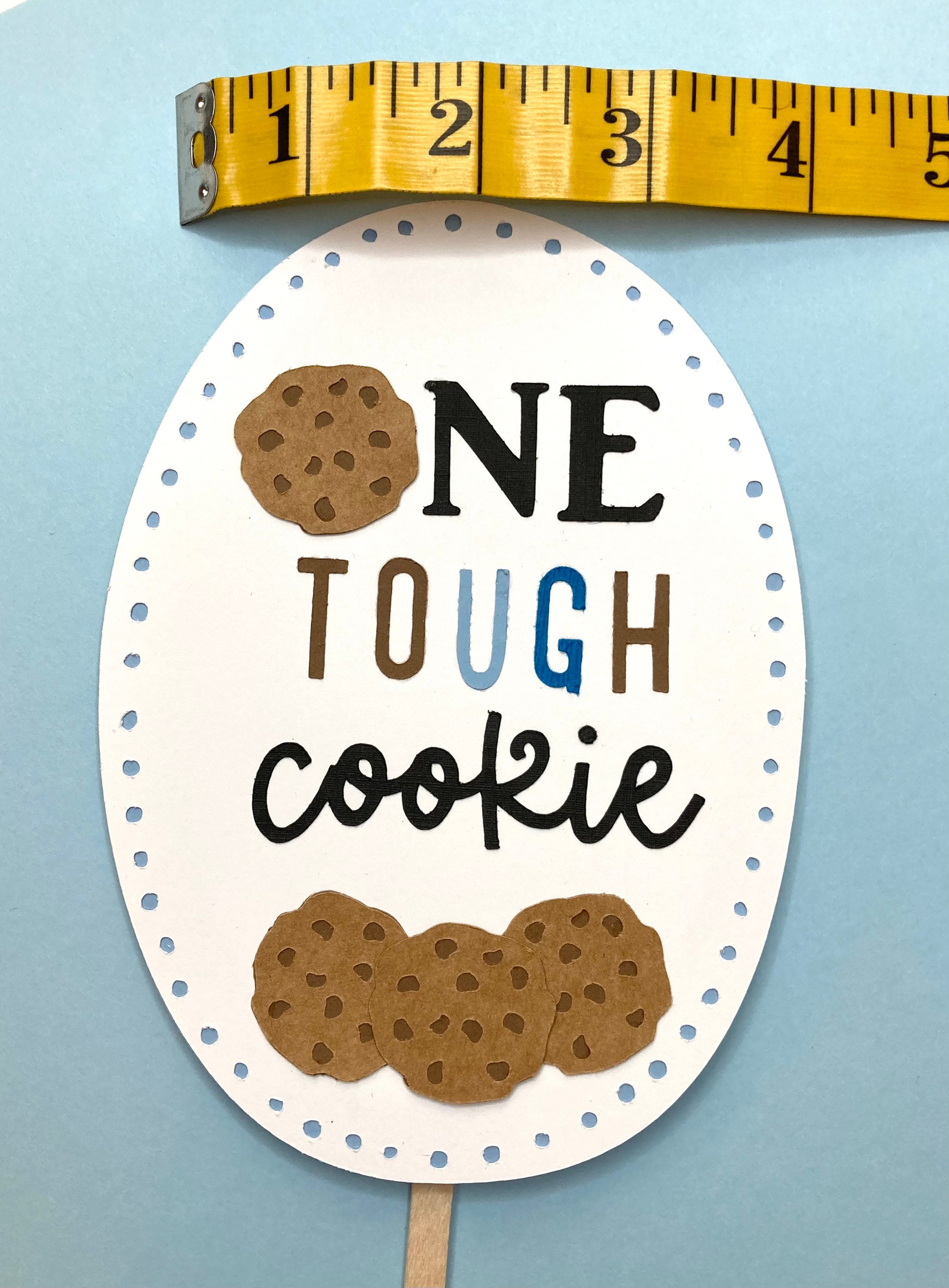 One Tough Cookie Garland and Cake Topper, Milk and Cookie Party ...