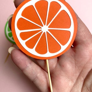 Citrus Cupcake Toppers for Your Summer Celebration, Lemon Orange and ...