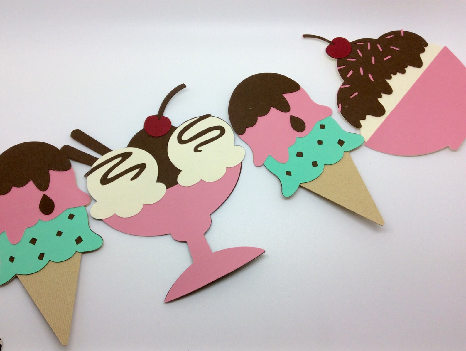 Ice Cream Party, Ice Cream Banner, I've Cream Birthday, Candy Decor ...