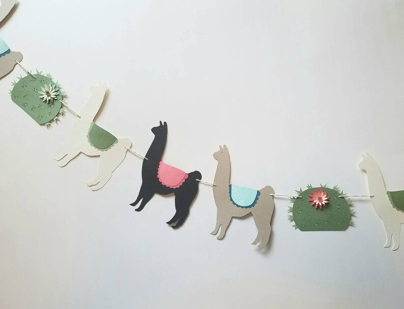 Llama Banner, Llama Decoration, Alpaca Banner, Alpaca Decoration ...