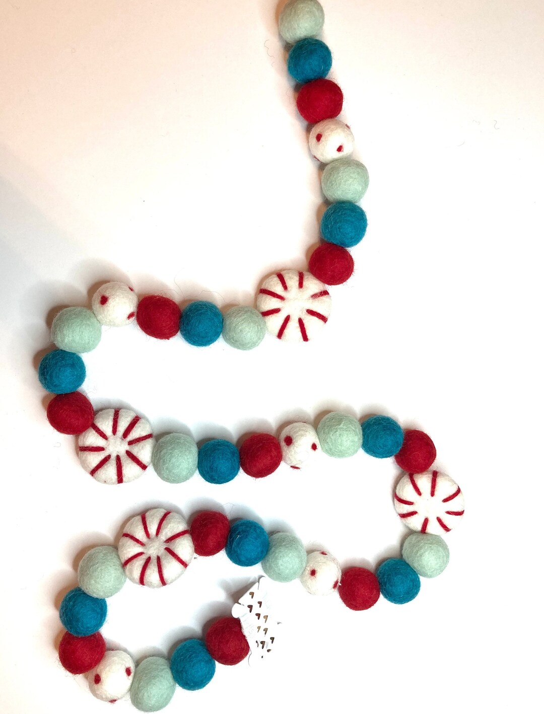 Peppermint Ball Garland , Candyland Garland, Christmas Garland ...