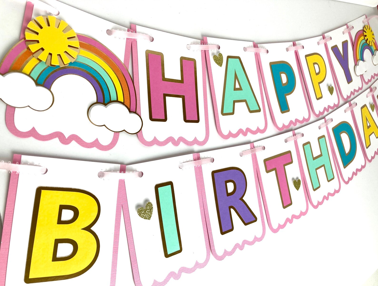 Rainbow Birthday Decorations Rainbow Theme Birthday Party - Etsy