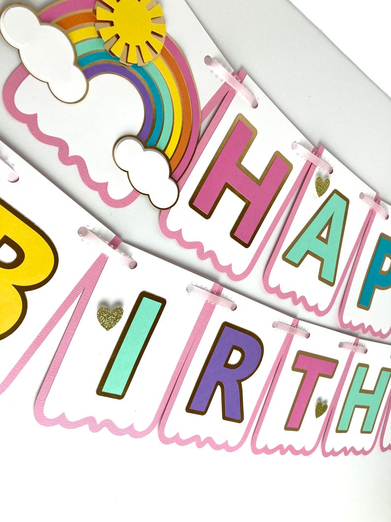 Rainbow Birthday Decorations, Rainbow Theme Birthday Party, Rainbow ...