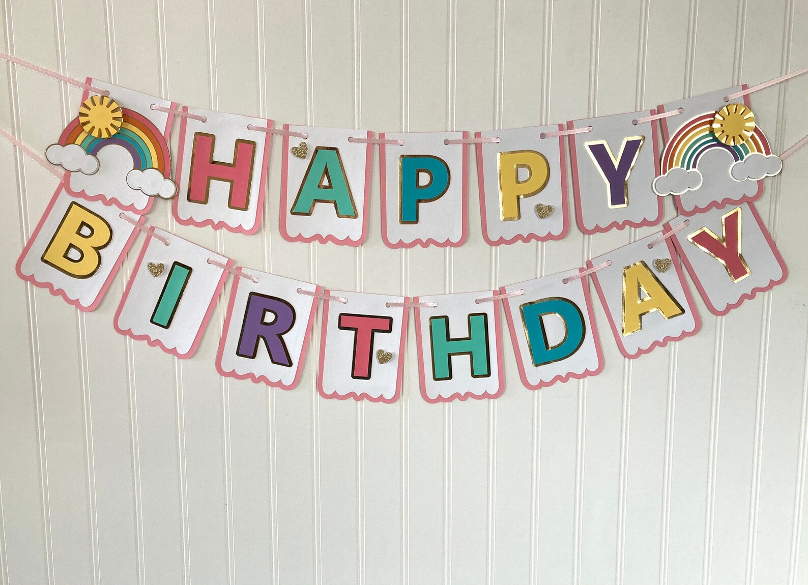 Rainbow Birthday Decorations Rainbow Theme Birthday Party - Etsy