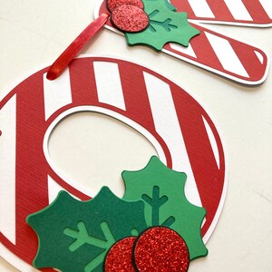 Candy Cane Banner, Christmas Party, Merry Christmas Banner, Christmas ...