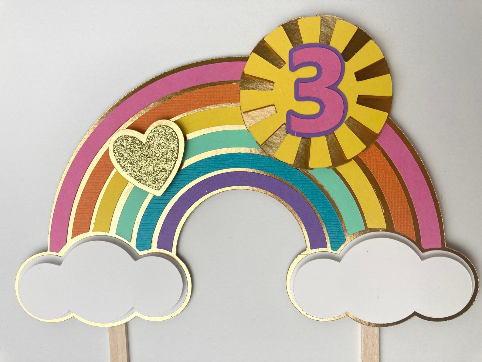 Rainbow Birthday Decorations, Rainbow Theme Birthday Party, Rainbow ...