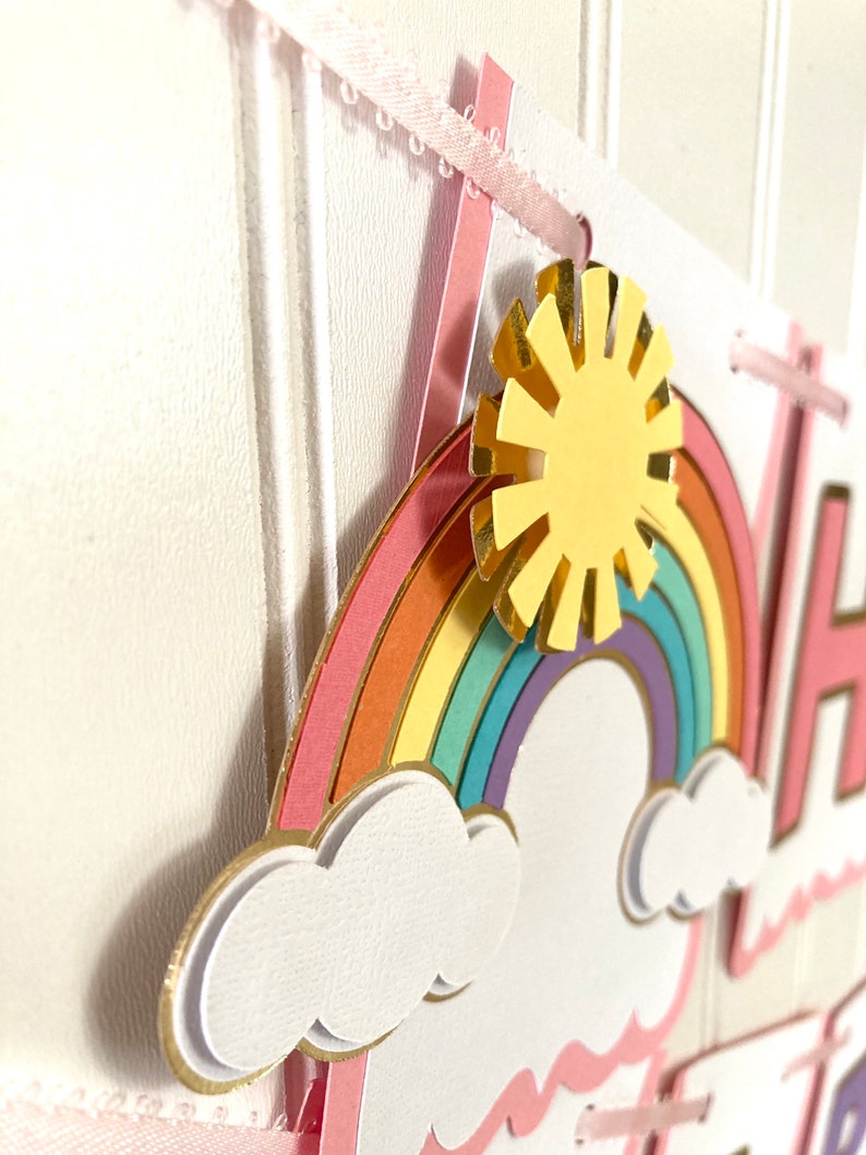 Rainbow Birthday Decorations Rainbow Theme Birthday Party - Etsy