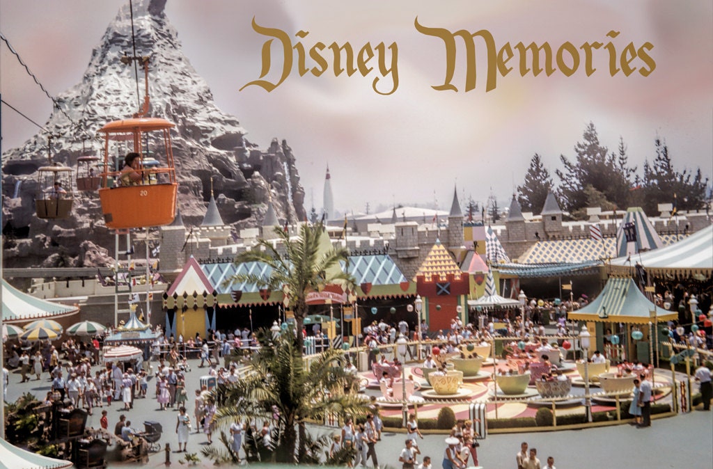 Vintage 1961 Disneyland Image Fantasyland From Original Photo Negative ...