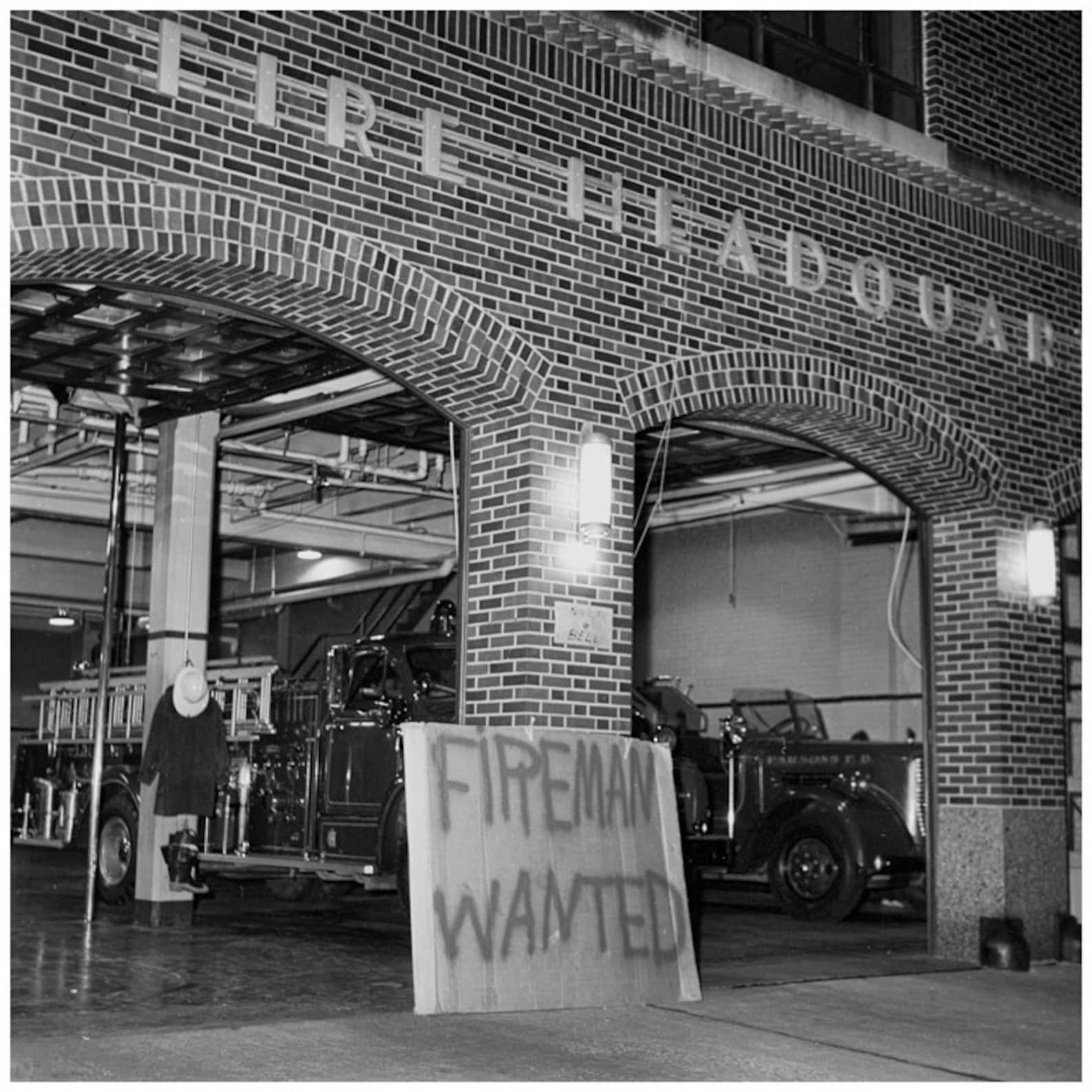 Fireman Wanted Sign at Station, 1966 Original Vintage Image 10x10 - Etsy