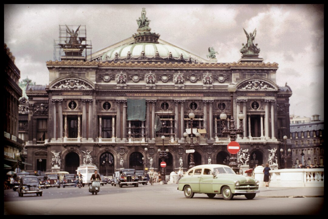 Paris Opera House in Vintage 1952 Photo From Original Image 12x8 - Etsy