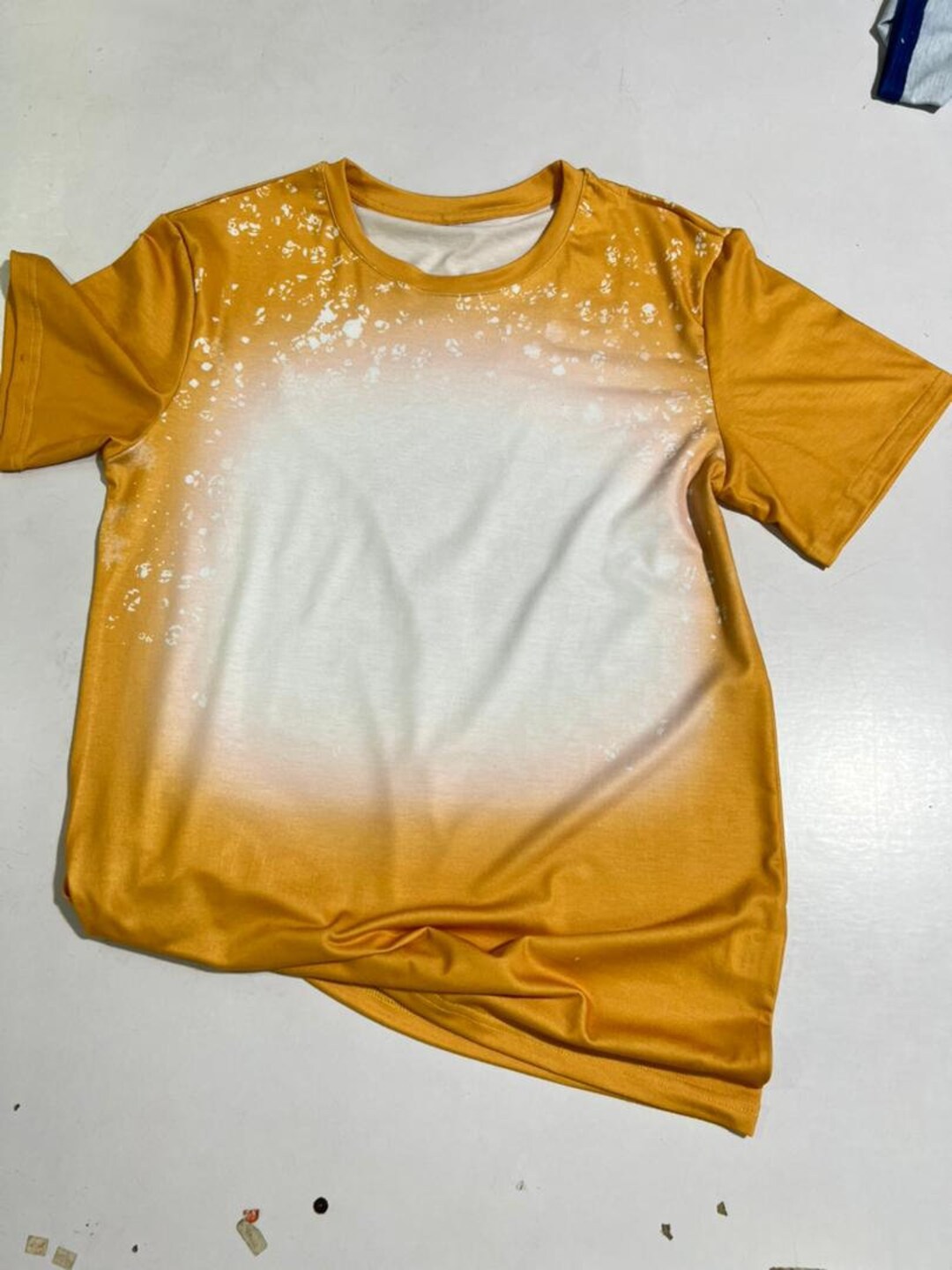 Polyester Bleach T-shirt - Burnt Orange - Etsy