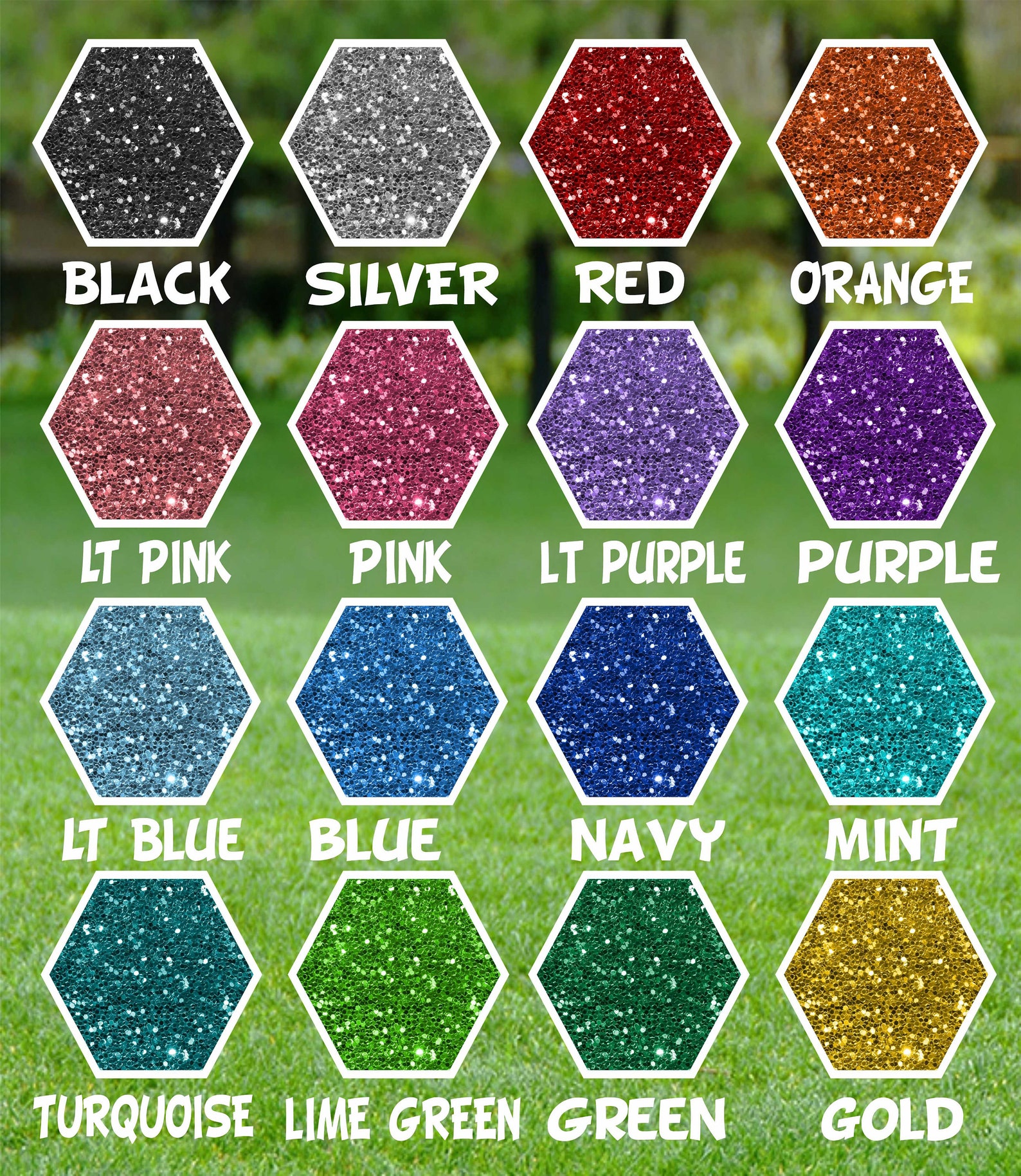 Single Yard Letters - Etsy