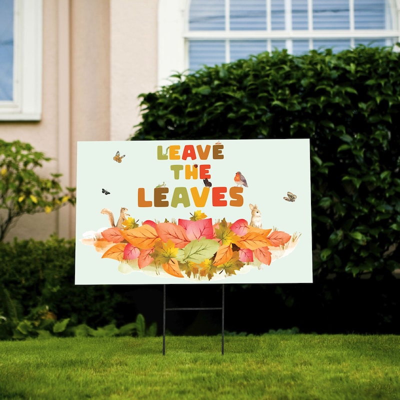 Fall Leaf Sign - Etsy