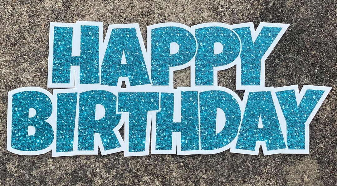 Photo Prop- Happy Birthday - Etsy