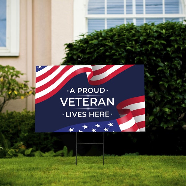 Veteran Yard Sign - Etsy