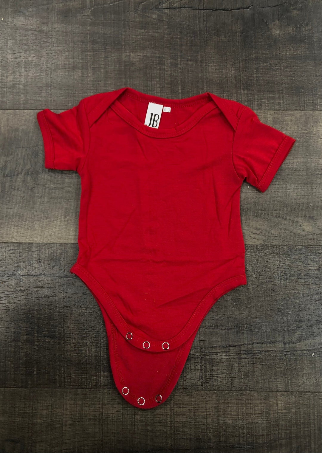 Polyester Infant Bodysuit - Red - Etsy