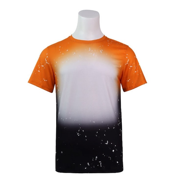 Orange Bleach Shirt - Etsy