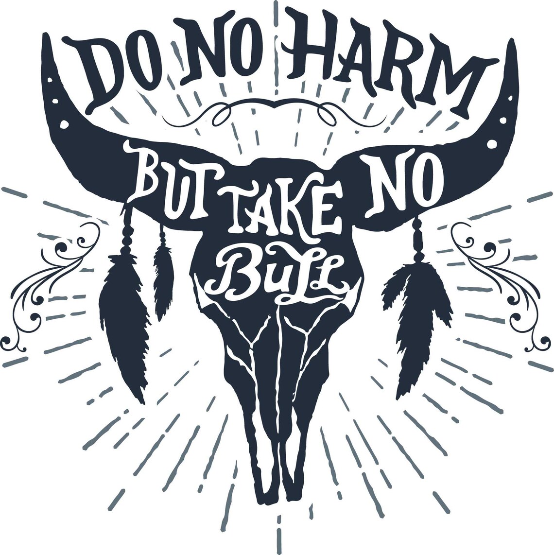 Do No Harm Take No Bull - Transfer - Etsy