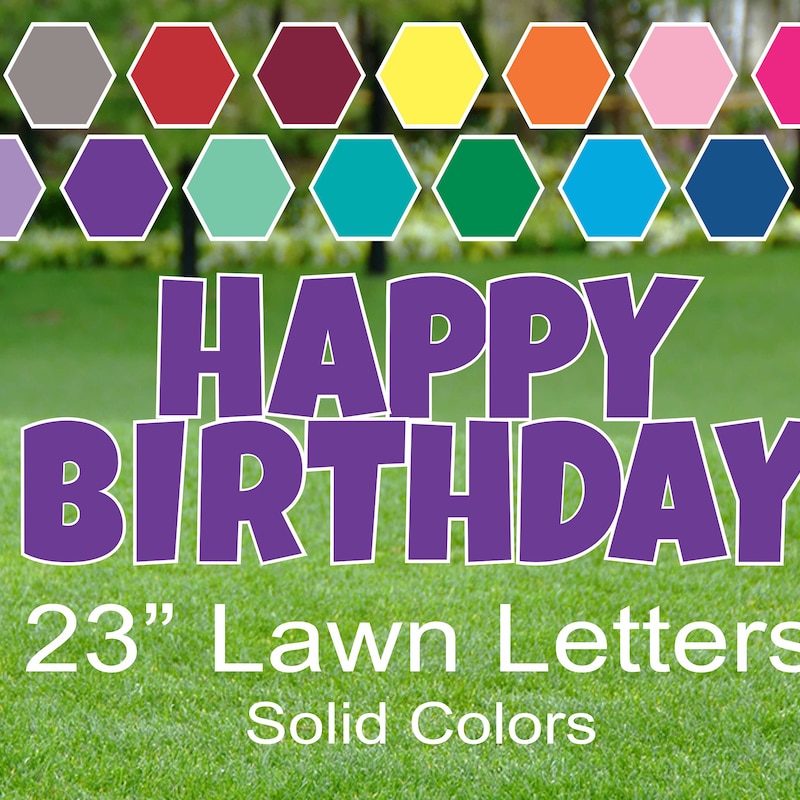 Happy Birthday Sign - Etsy