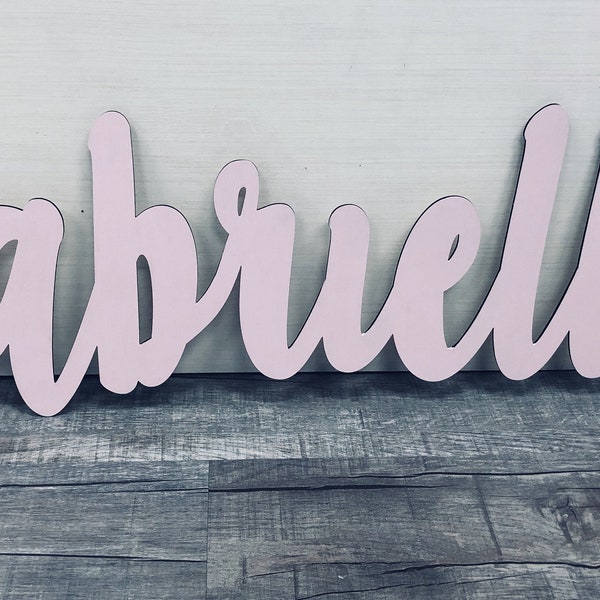 Cut Out Names Wood - Etsy