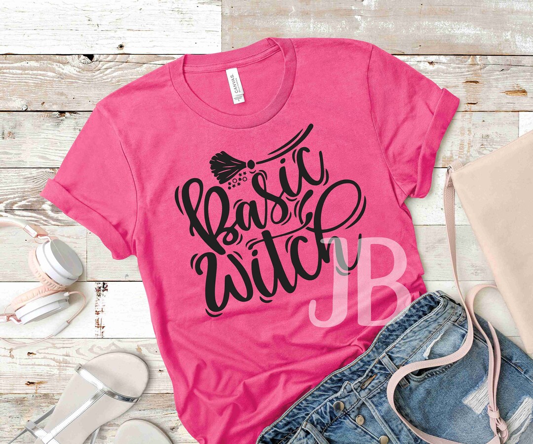 Basic Witch- Graphic T-shirt - Etsy