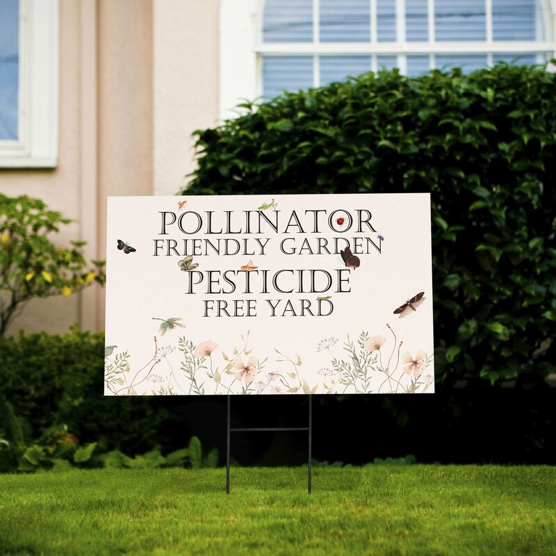 Pollinator Sign - Etsy