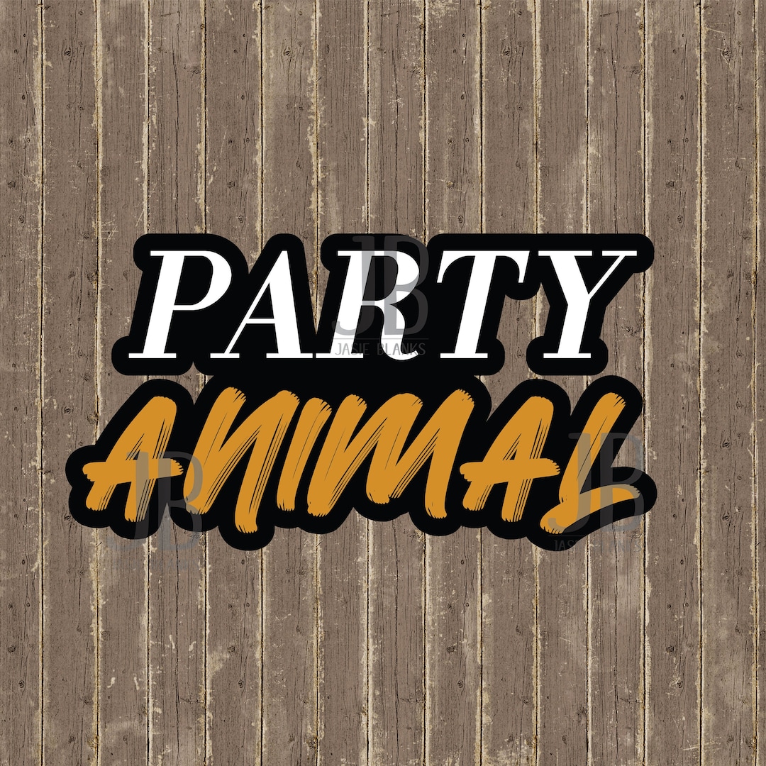 Party Animal Photo Prop - Etsy
