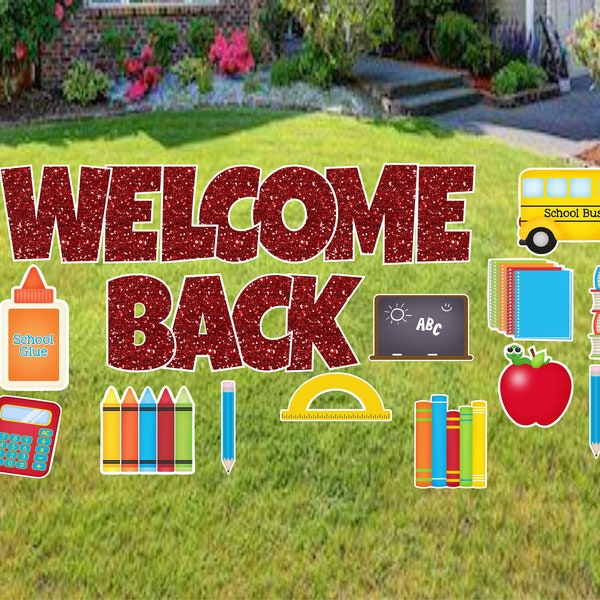 Welcome Back Sign - Etsy