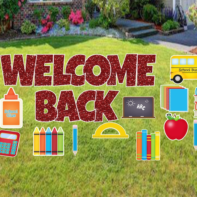 Welcome Back Sign - Etsy