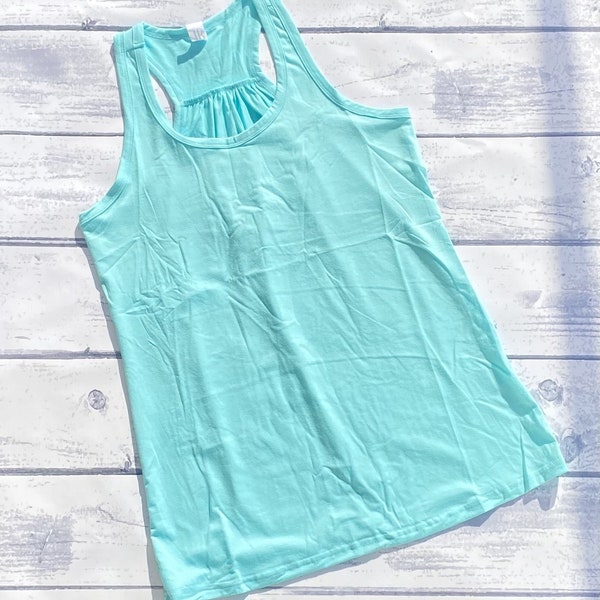 Light Blue Tank Tops - Etsy
