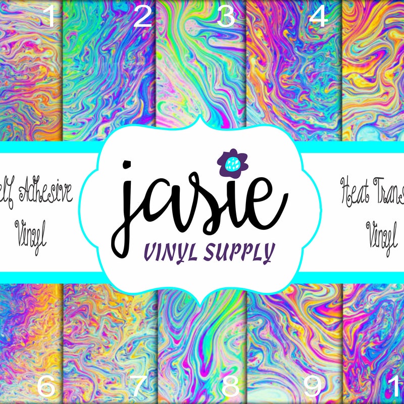 Rainbow Htv Vinyl - Etsy