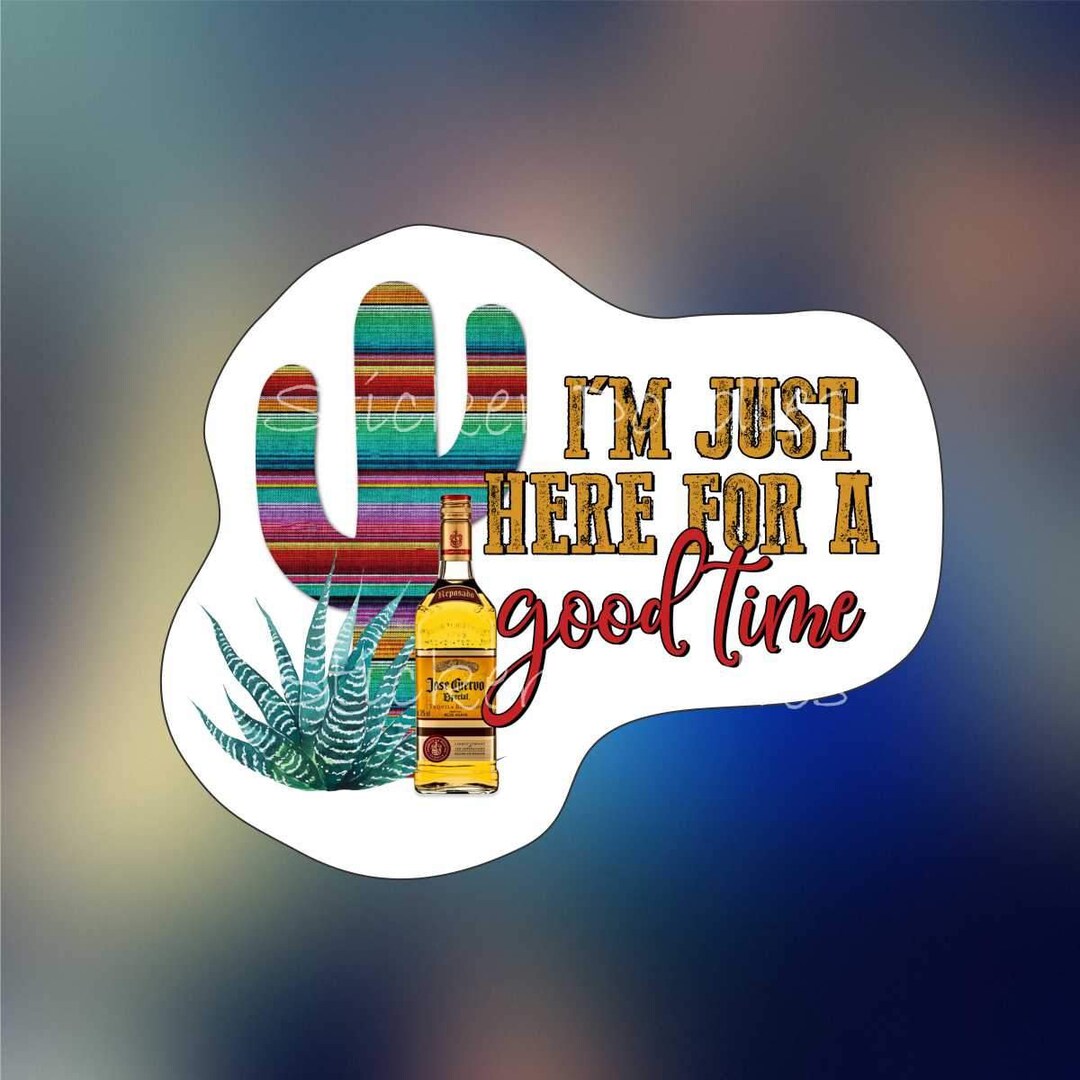 I'm just here for a good time - Sticker - Etsy Österreich