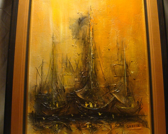 Tall Masts Painting by Danny Garcia - Etsy