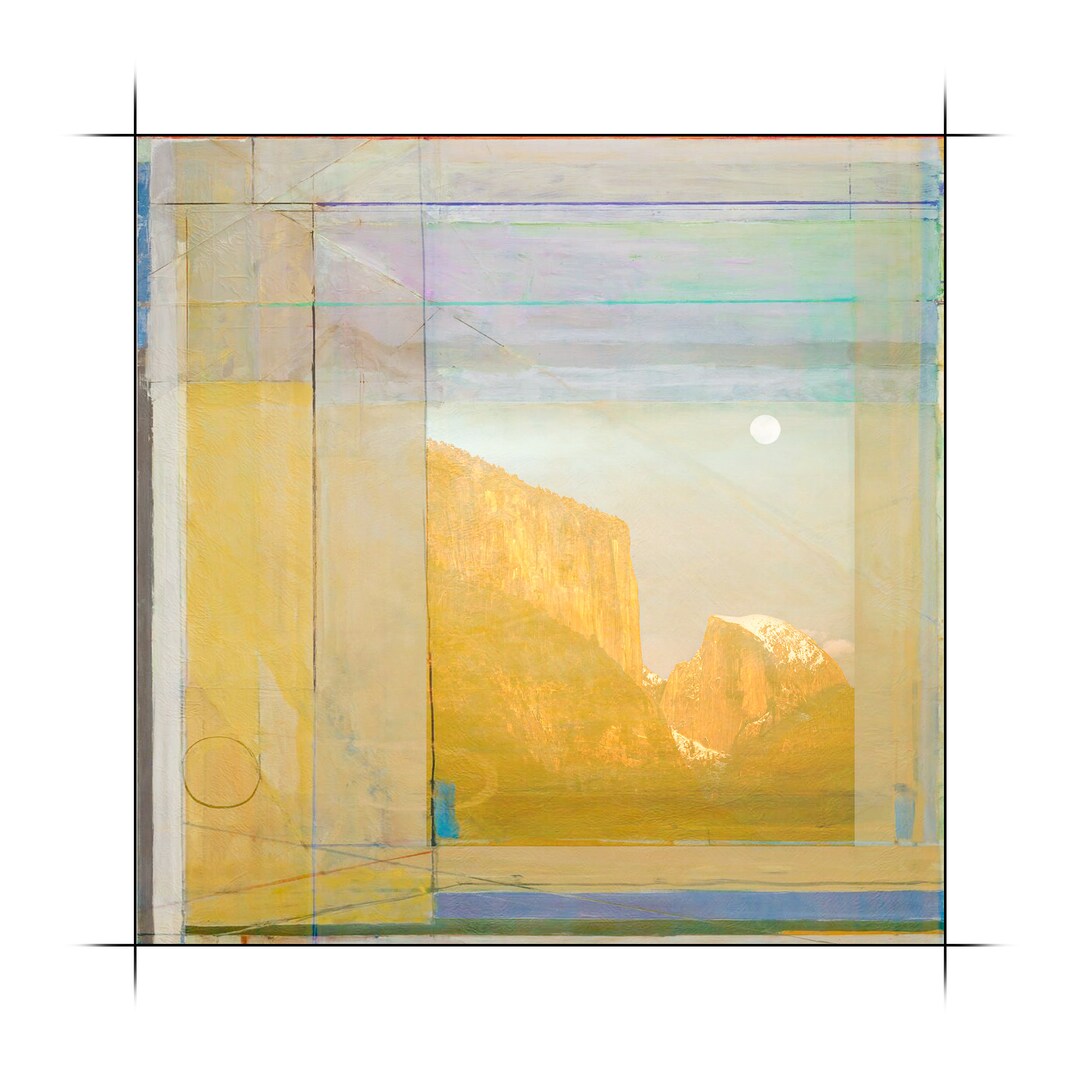 Square 134, Moon and Half Dome - Etsy